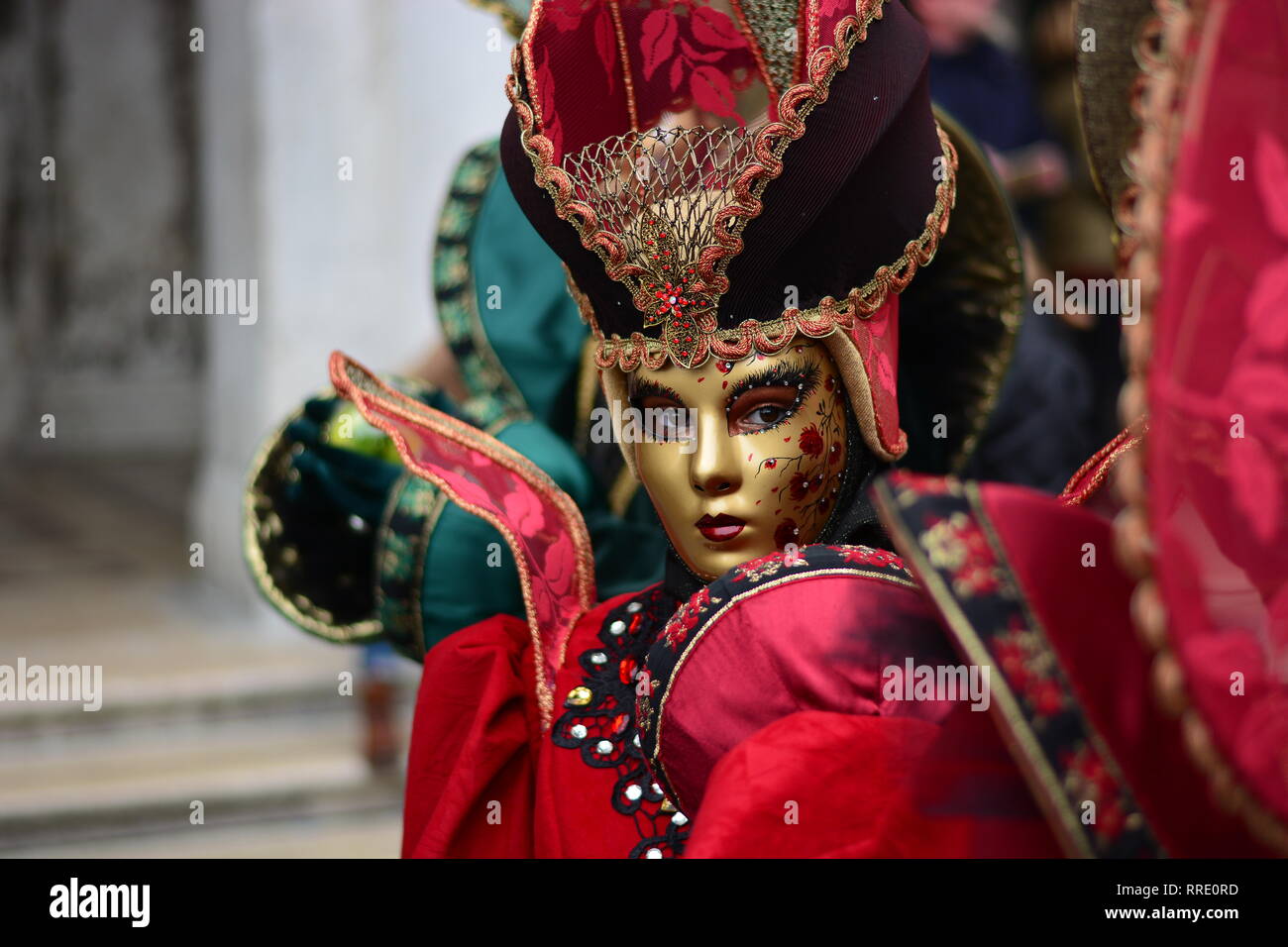 masks the costumes of the Venice Carnival Stock Photo - Alamy