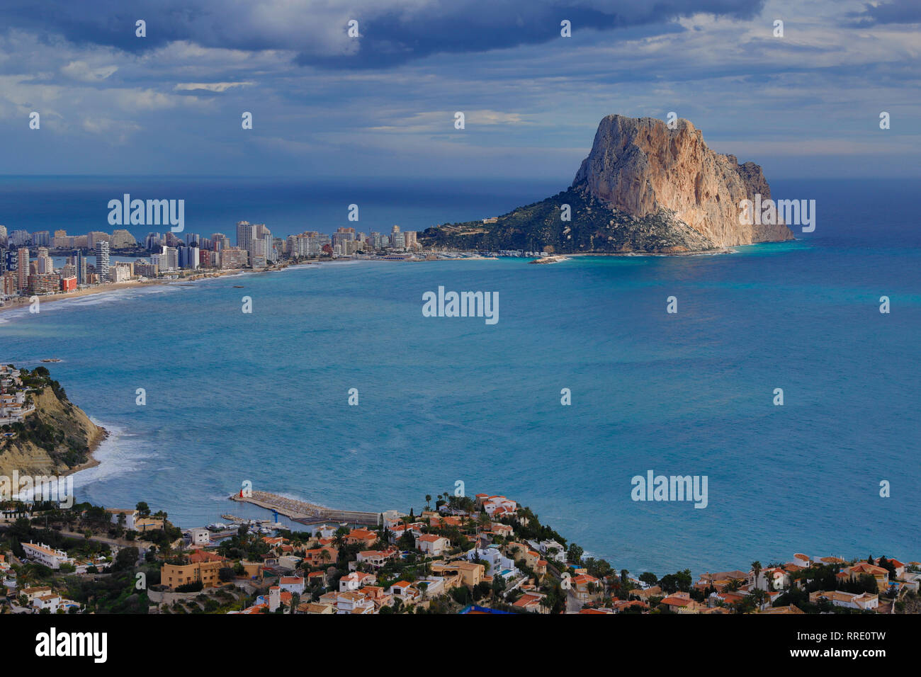 Skyline calpe costa blanca spain hi-res stock photography and images ...