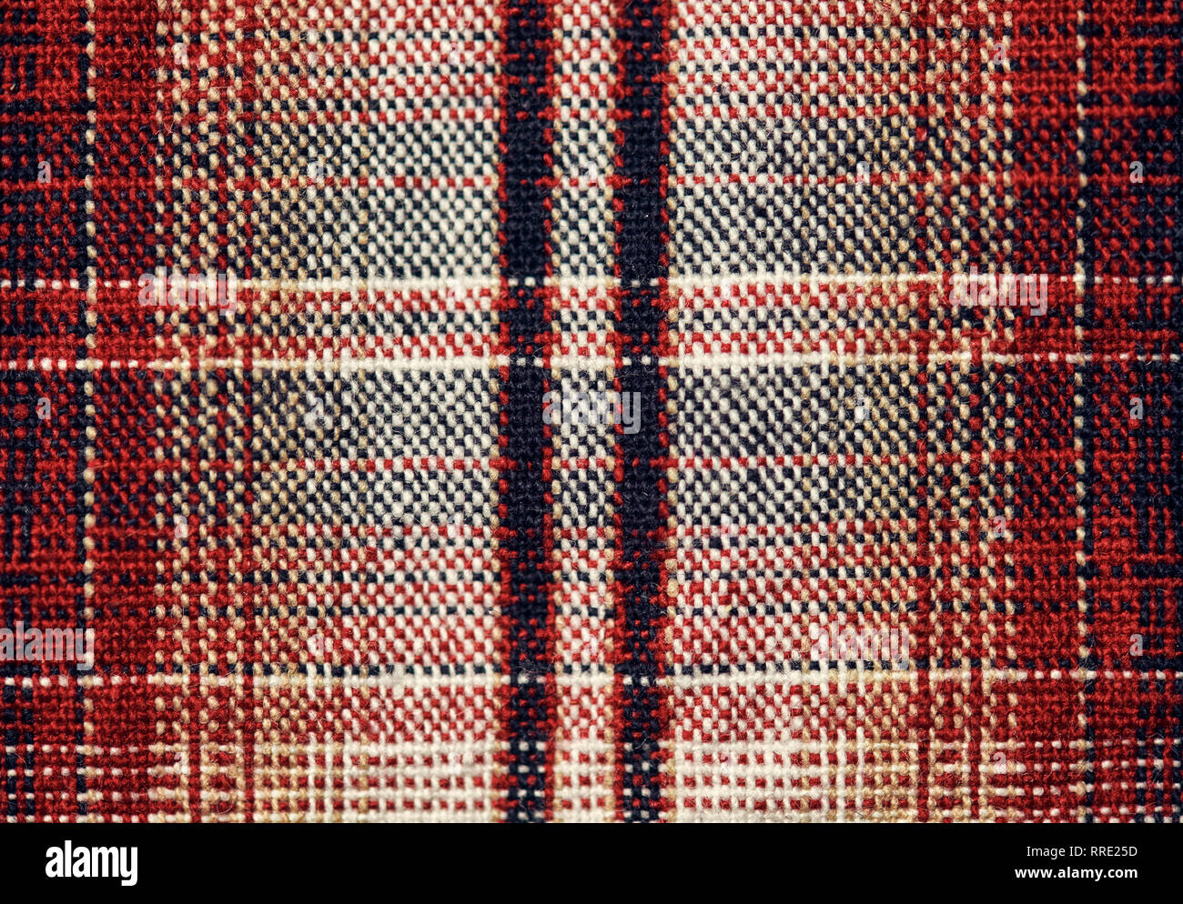 checkered fabric close up for texture or background Stock Photo - Alamy
