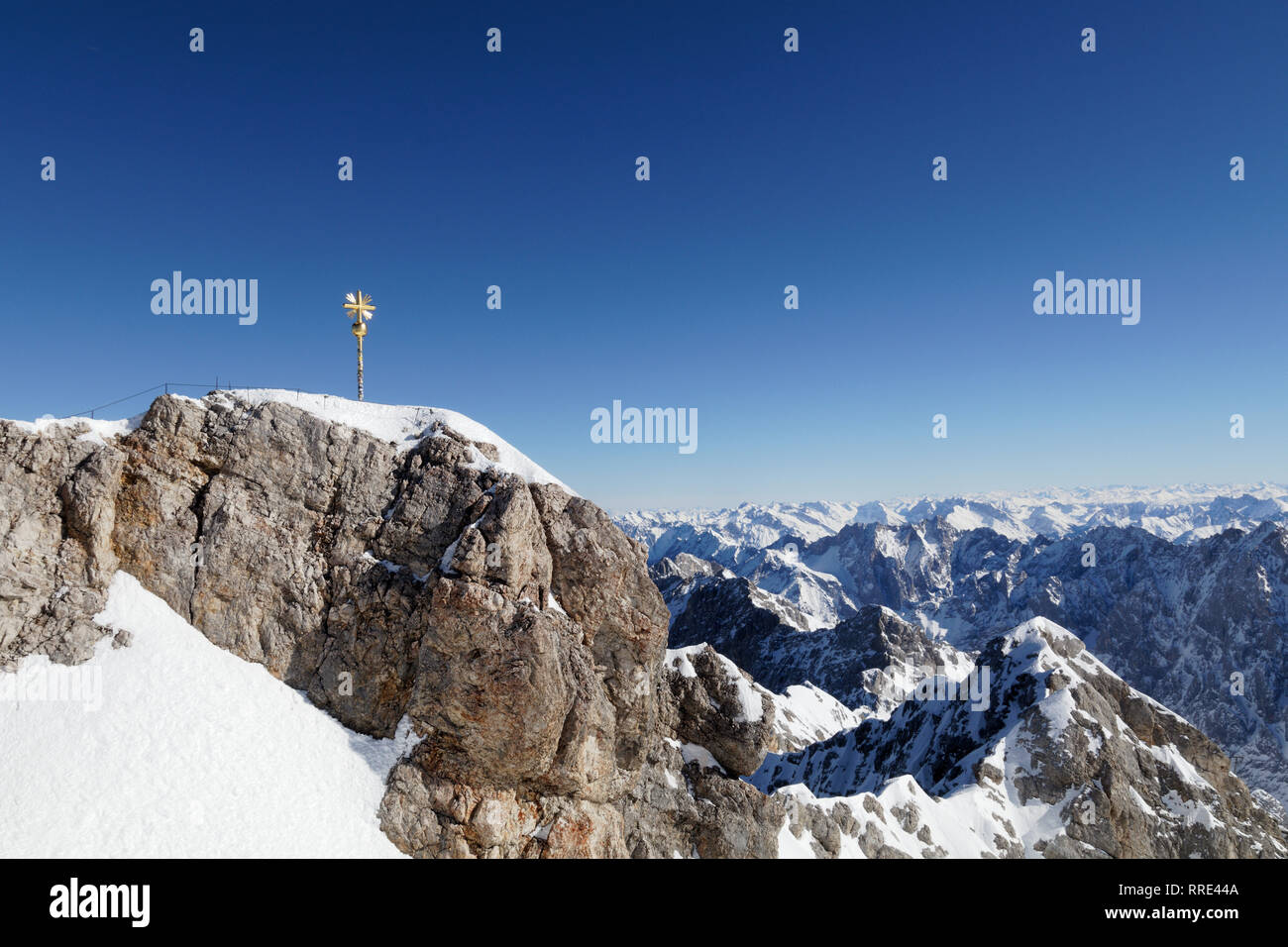 Zugspitze, Germany, mountain, snow, peak, winter Stock Photo - Alamy