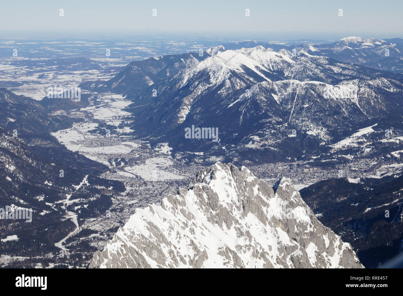 Zugspitze, Germany, mountain, snow, peak, winter Stock Photo - Alamy