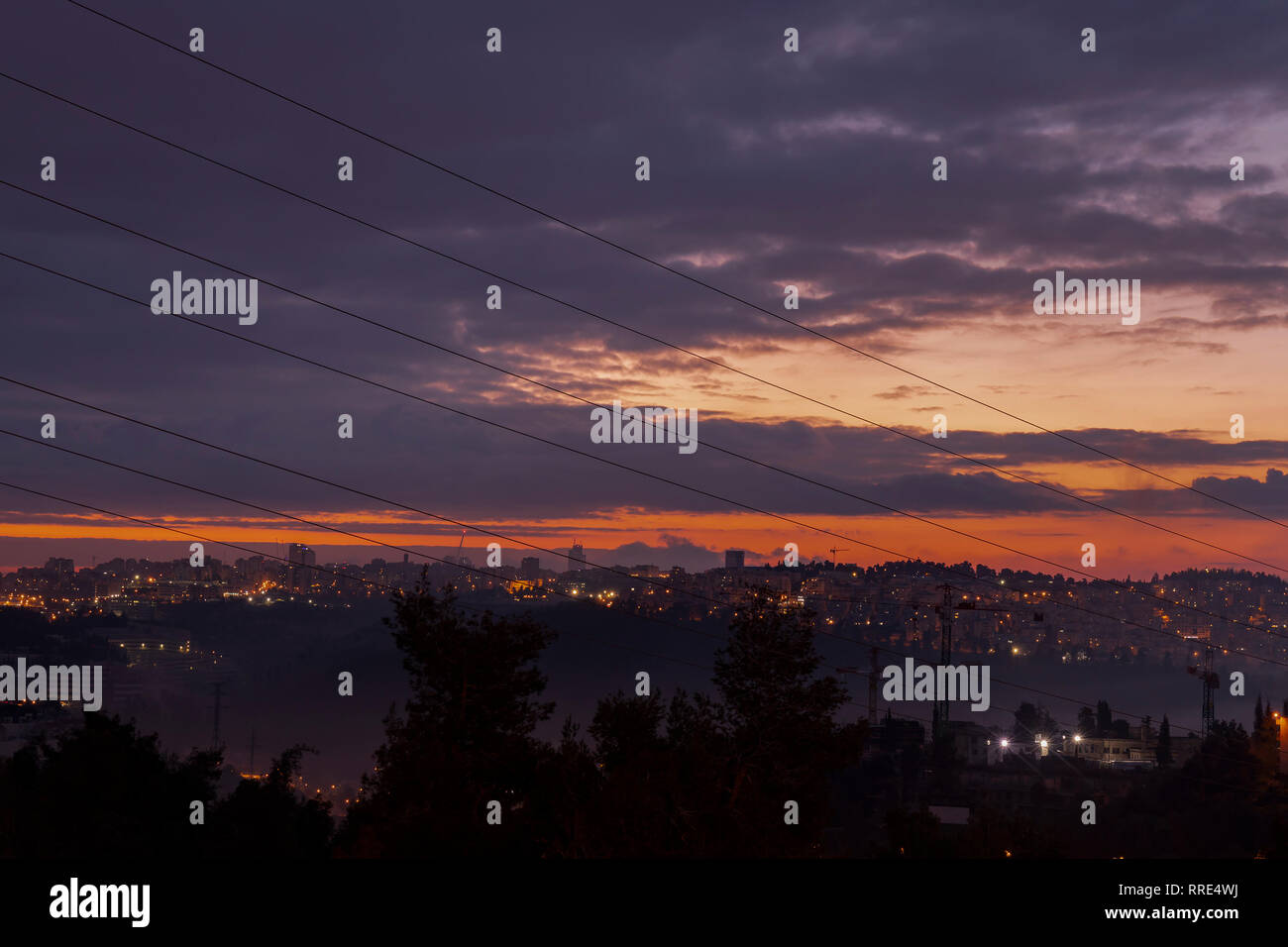 Dawn over jerusalem hi-res stock photography and images - Alamy