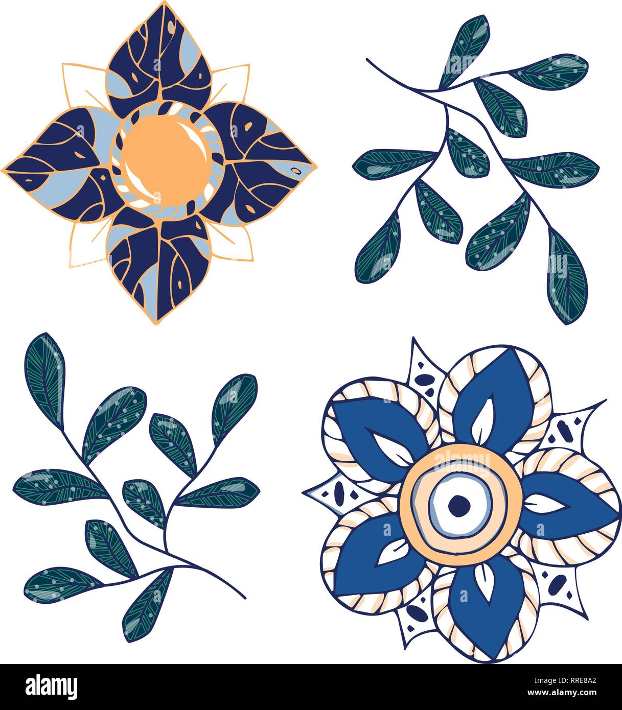 Spiral flower fractal clip art vector Stock Vector Image & Art - Alamy