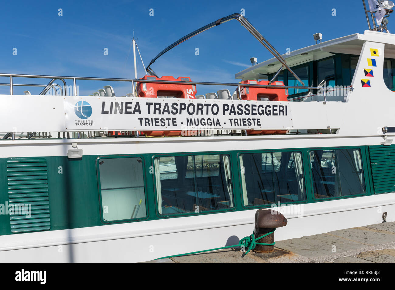 Trieste boat hi-res stock photography and images - Alamy
