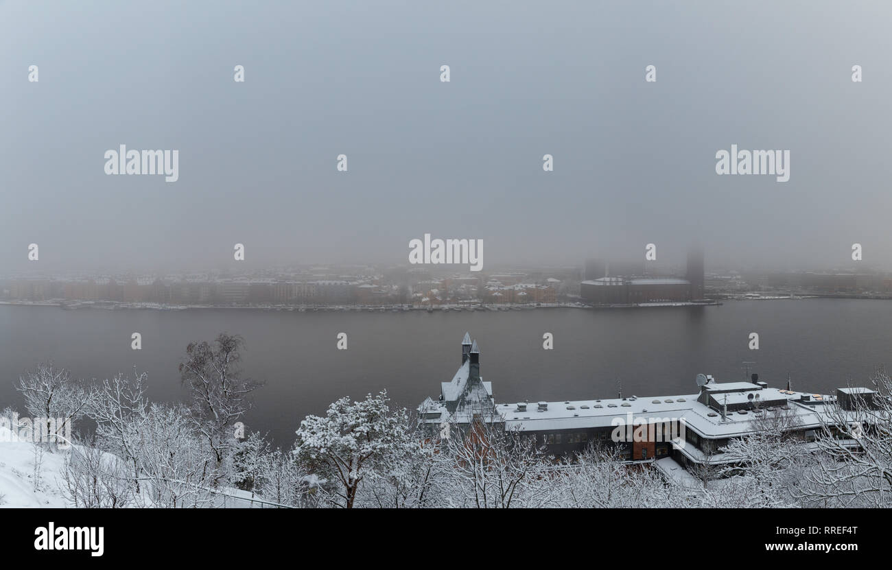 Stockholm river snowy hi-res stock photography and images - Alamy