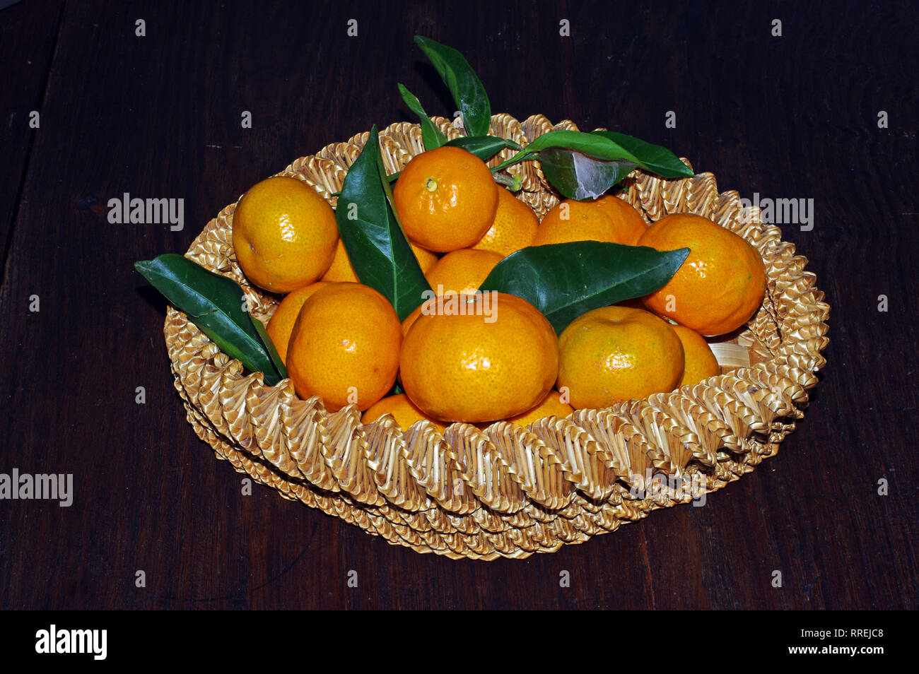 Tangerine fruit close-up Stock Photo - Alamy