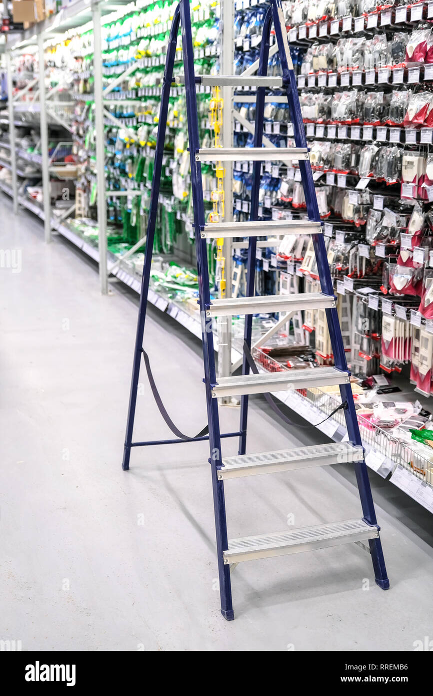 Close up construction worker climbing ladder hi-res stock photography ...