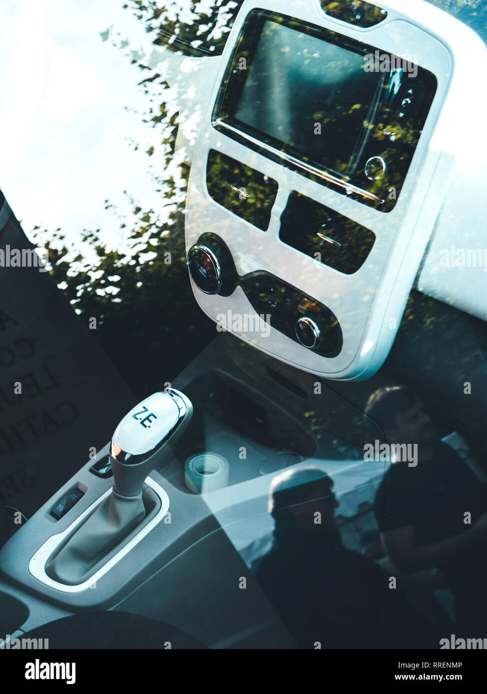 Car center console hi-res stock photography and images - Alamy