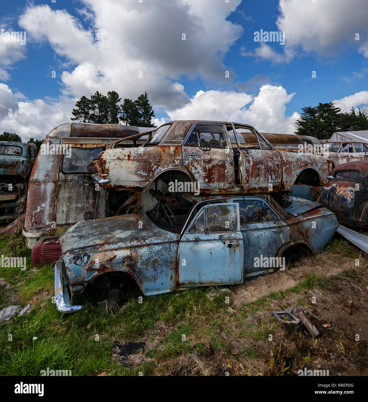 Car wreckers new zealand hi-res stock photography and images - Alamy