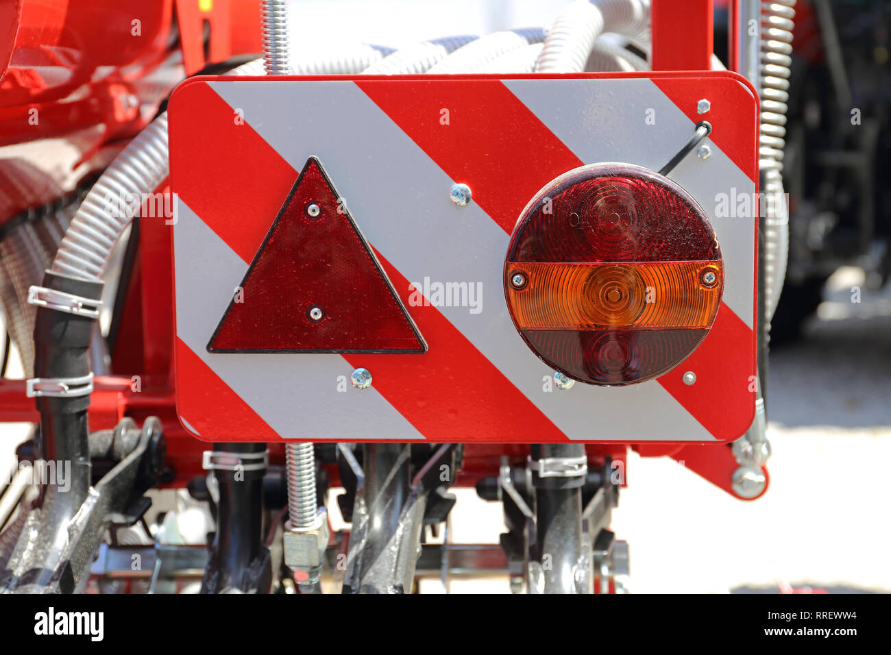Warning Sign Lights With Safety Signal Reflector Plate at Agricultural ...