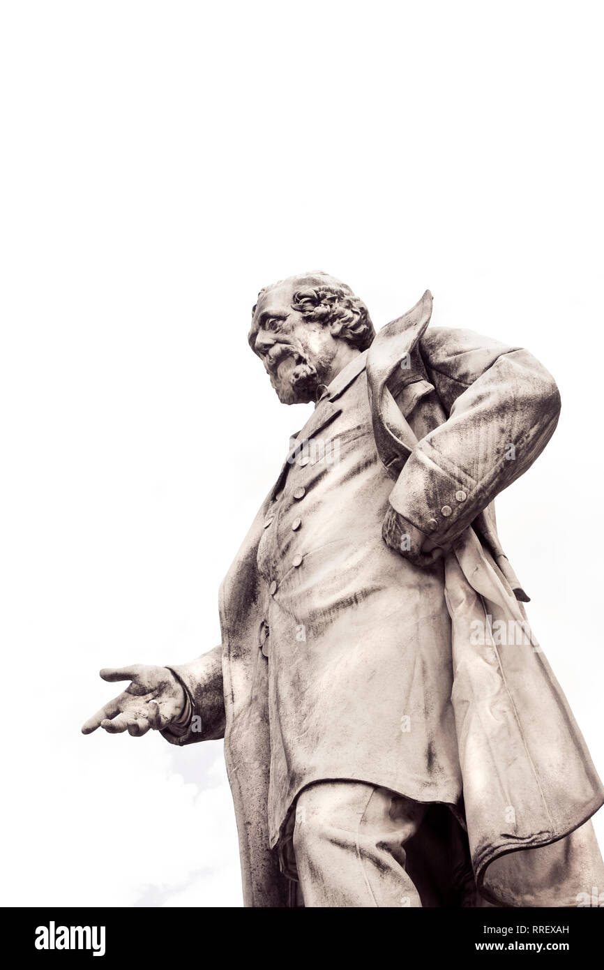 Human figure that looking down - concept image Stock Photo - Alamy