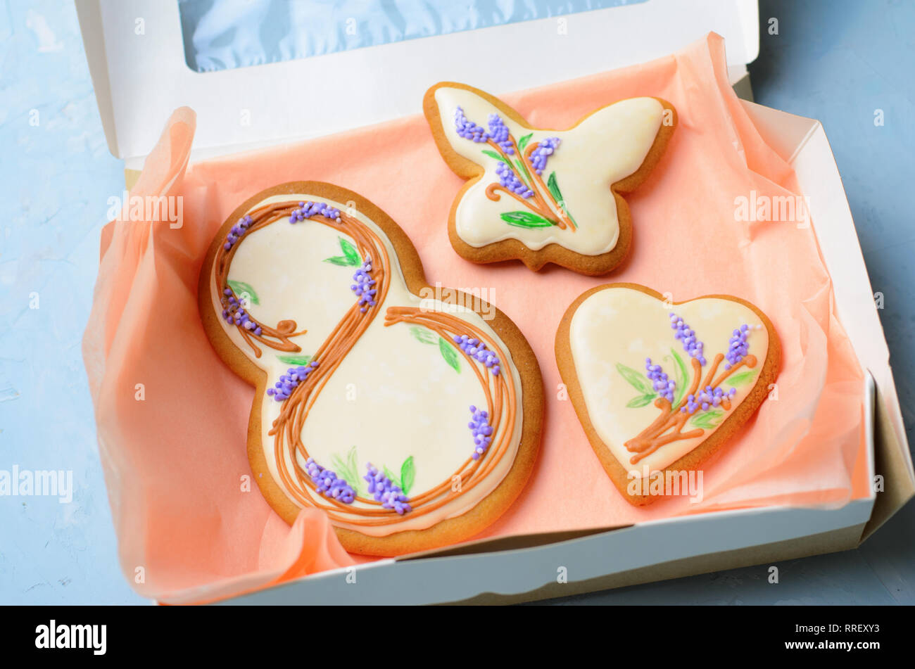 Gingerbread Cookies for March 8, Women's Day, Handmade Cookies with ...