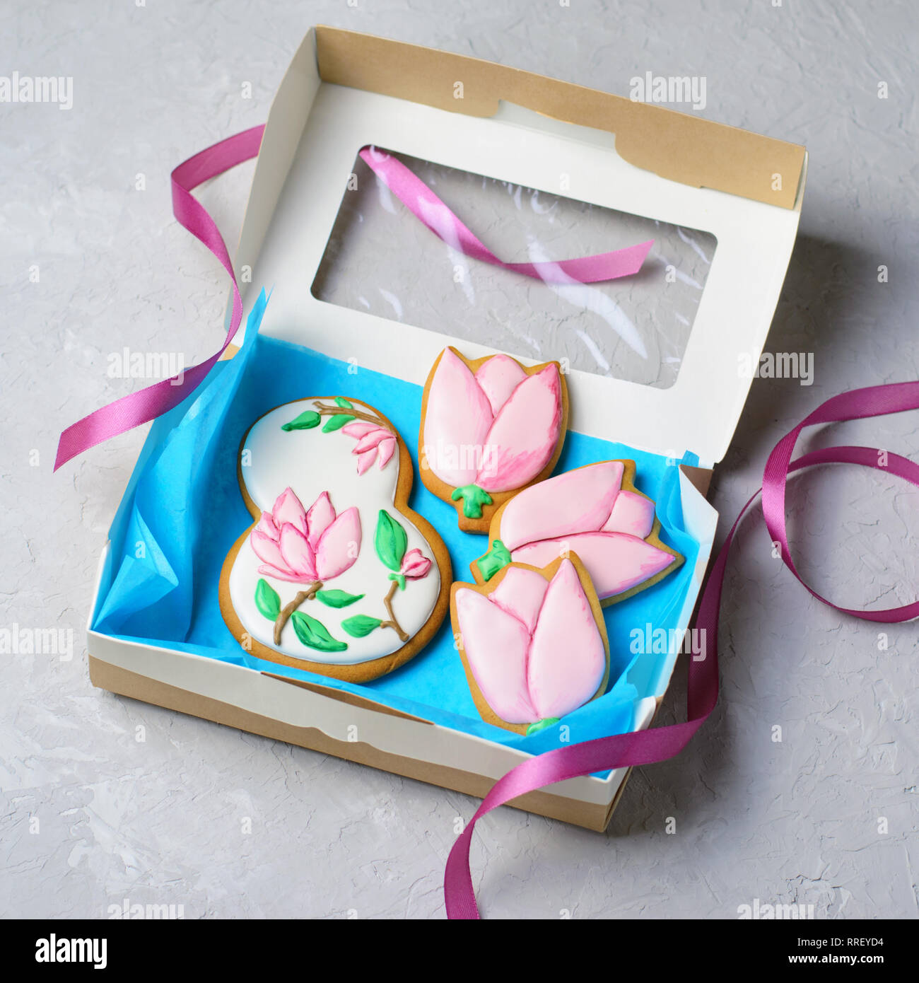 Gingerbread Cookies for March 8, Women's Day, Handmade Cookies with ...