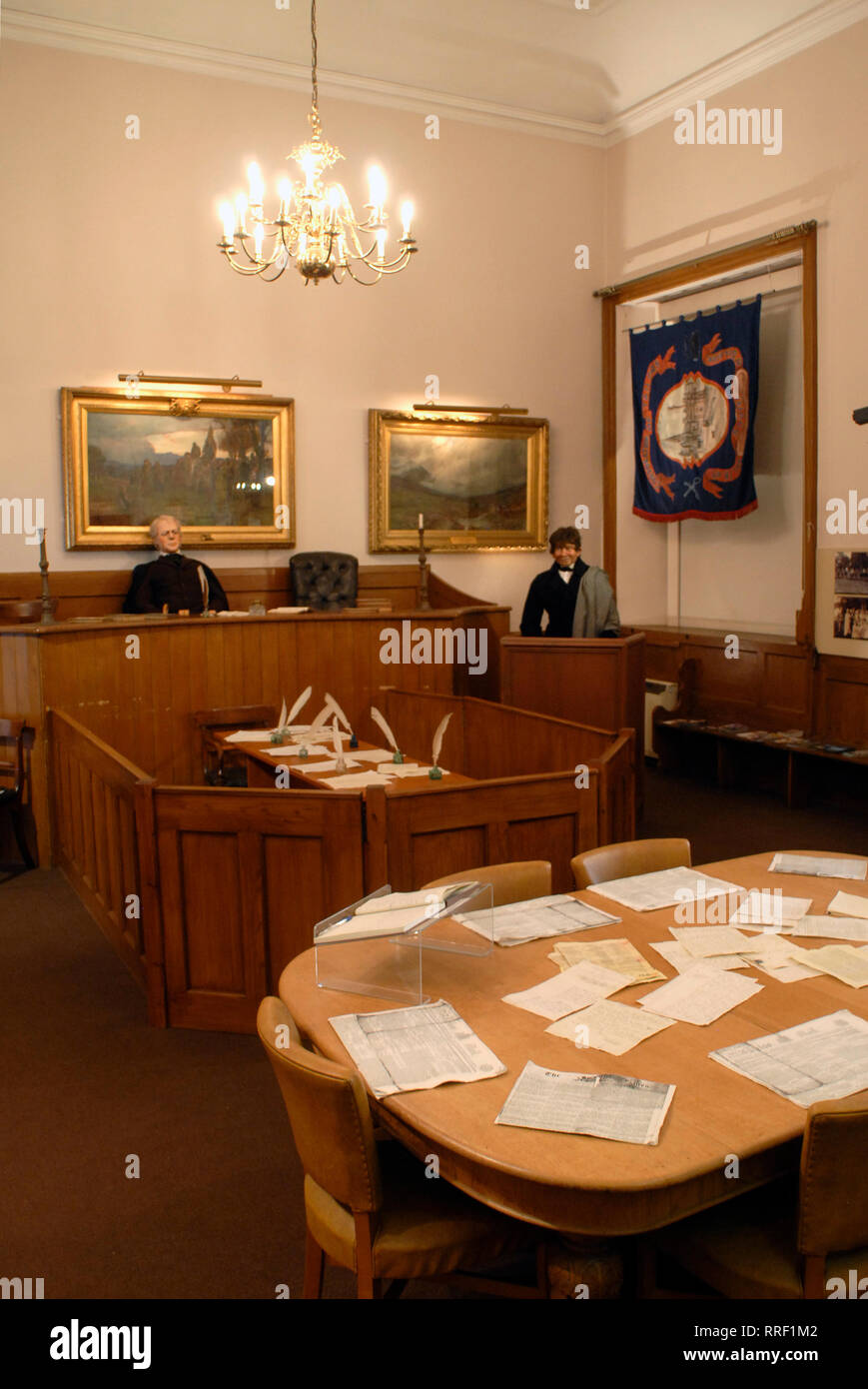 Cultural tourism: Sir Walter Scott's Courtroom. Museum, Selkirk ...