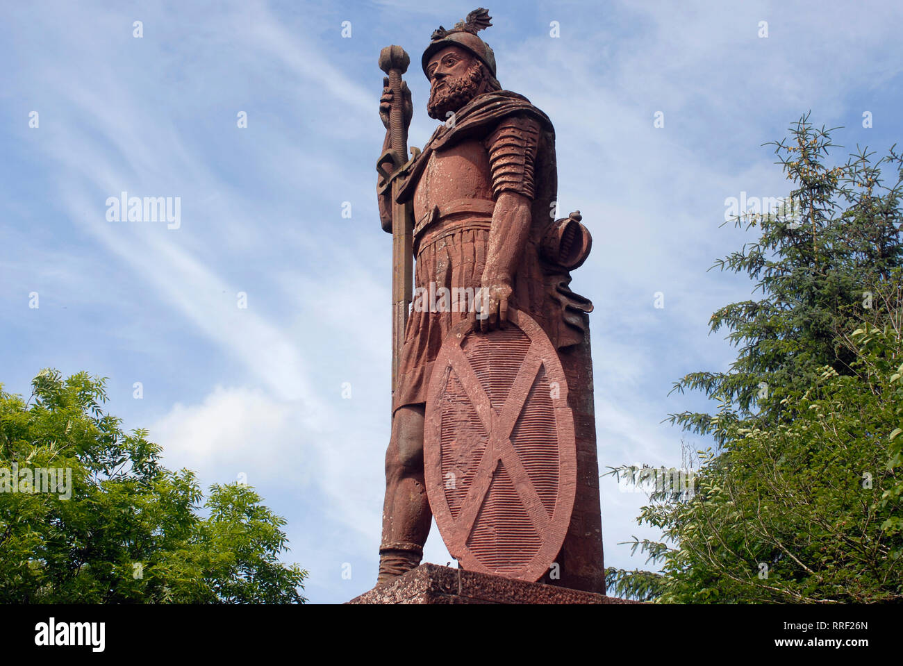 William wallace statue scottish borders hi-res stock photography and ...