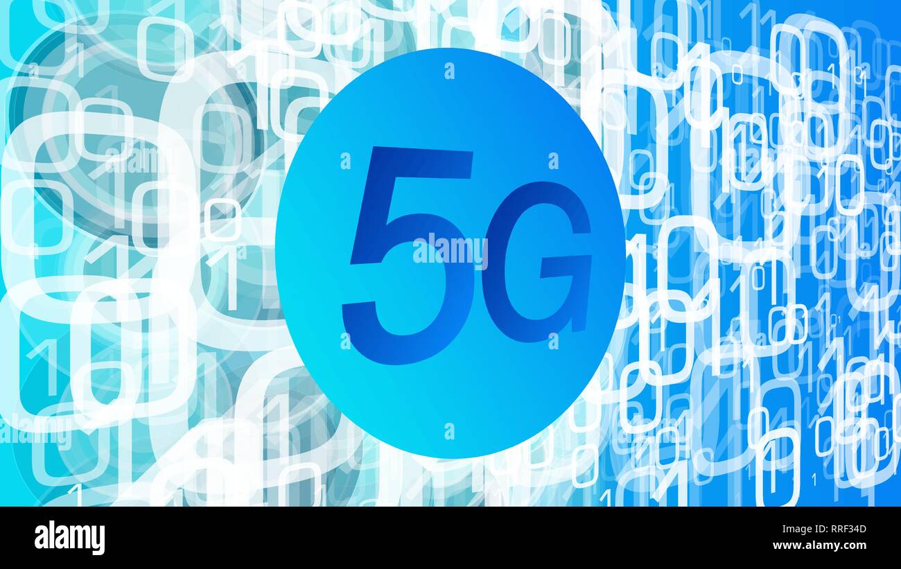 Next generation of mobile and wireless technology 5G, computer ...