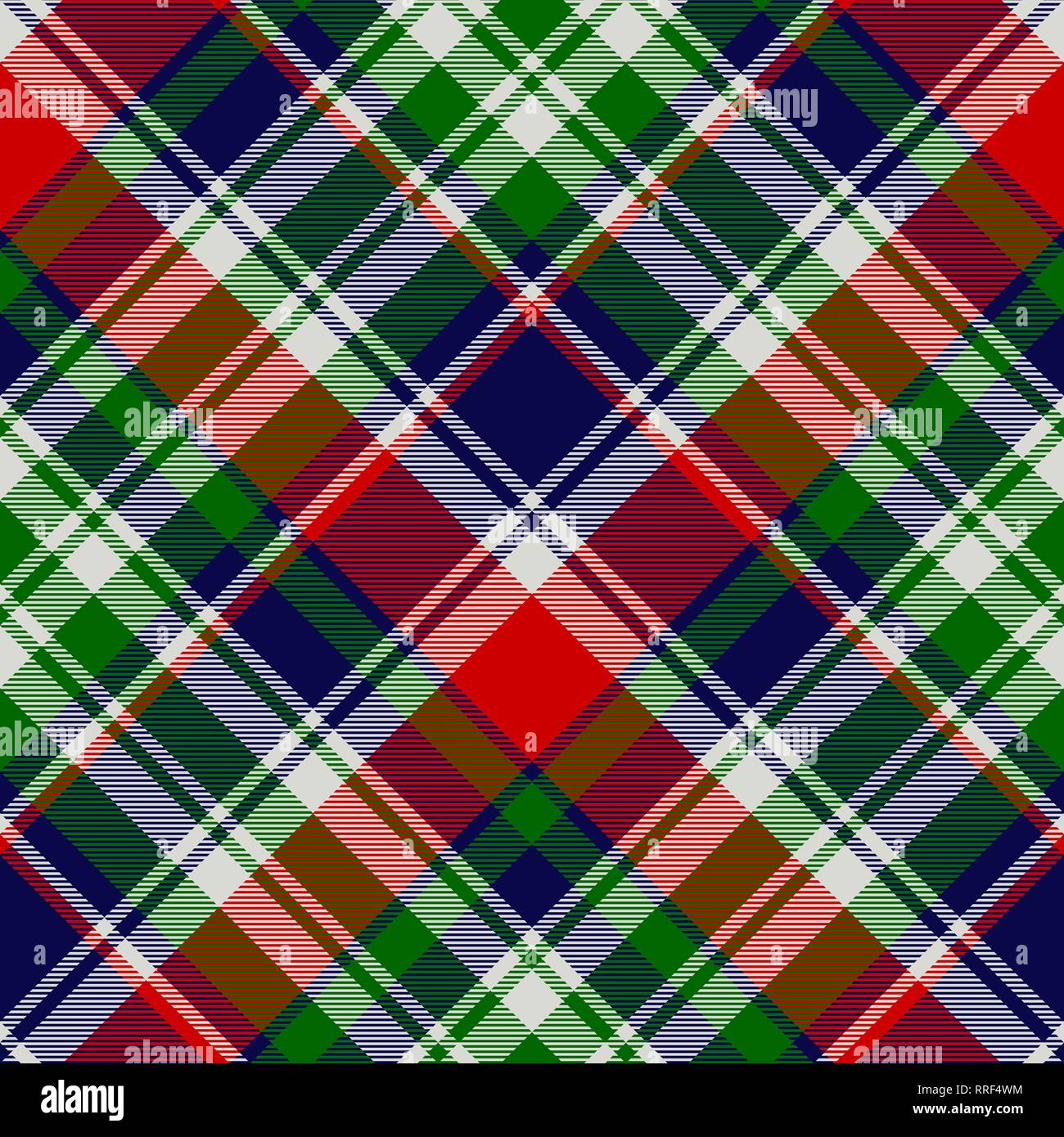 Classic plaid seamless pattern. Vector illustration Stock Vector Image ...