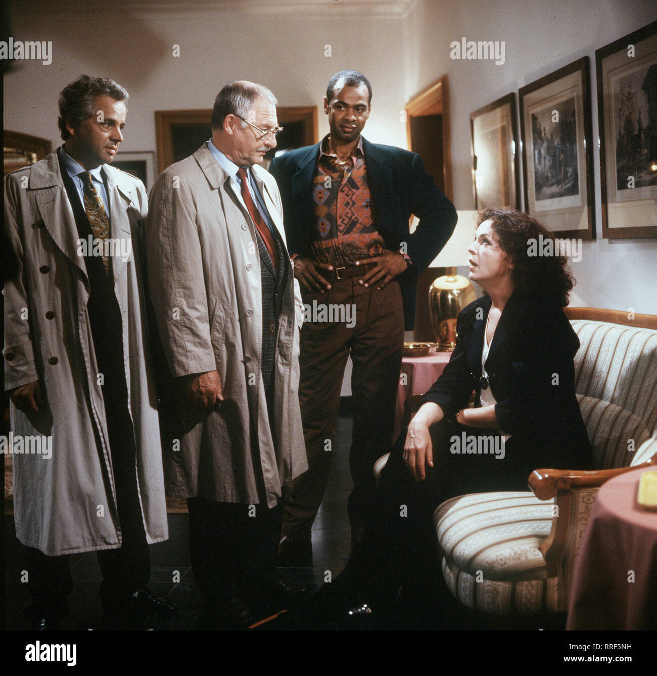 DER ALTE- Szene mit: MICHAEL ANDE (Gerd Heymann), ROLF SCHIMPF (Leo ...