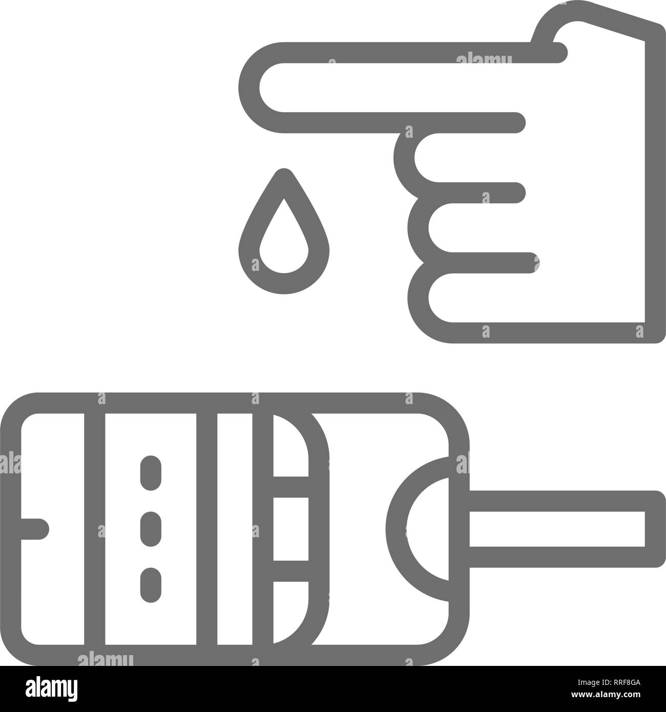 Glucometer icon hi-res stock photography and images - Alamy
