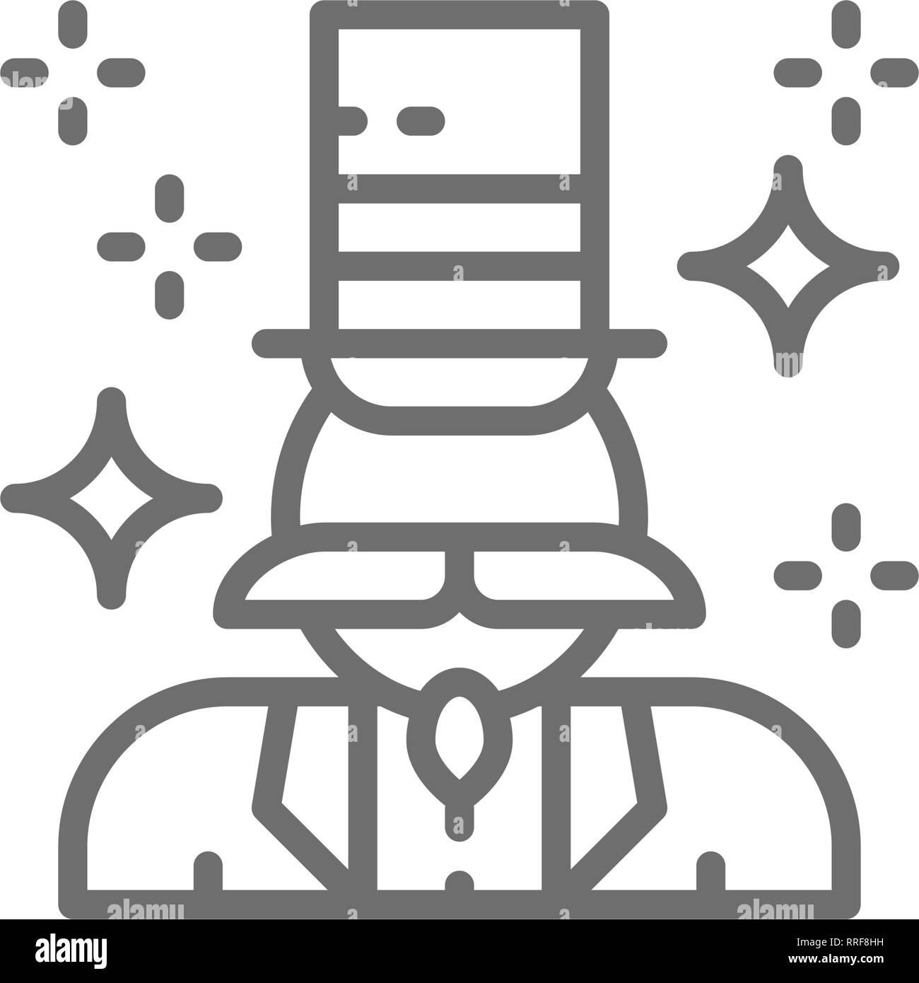 Imagination icon simple line Black and White Stock Photos & Images - Alamy