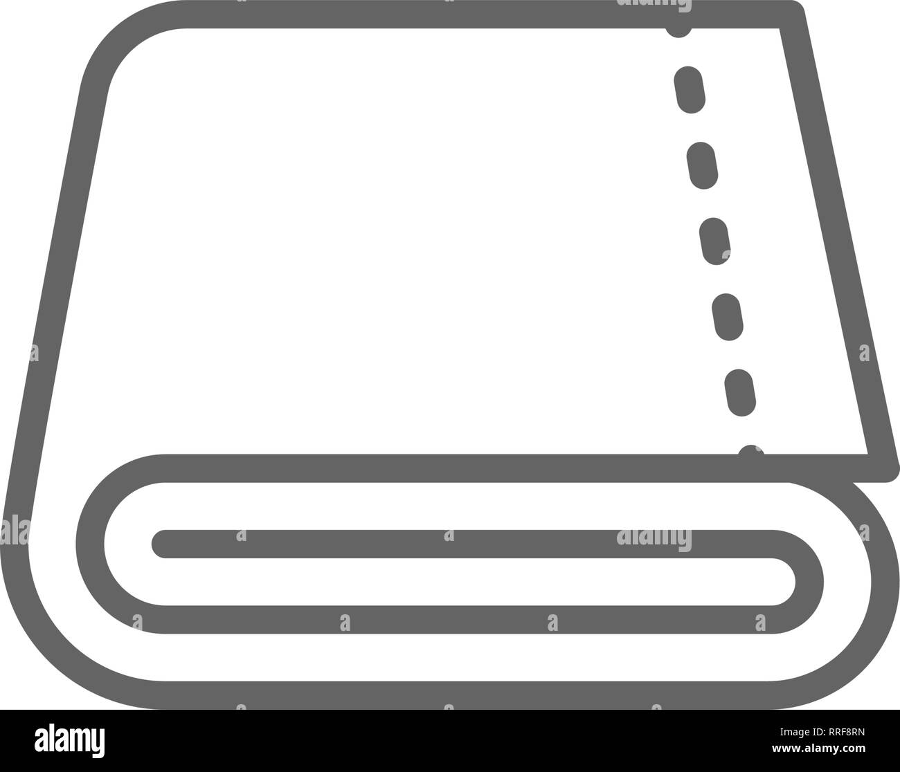 Lined white paper folded Stock Vector Images - Alamy