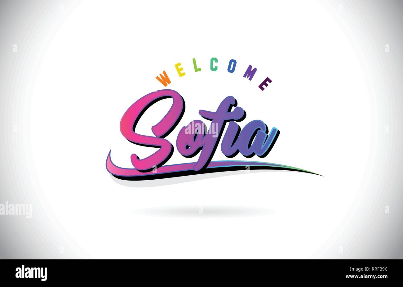 Sofia Name In Purple