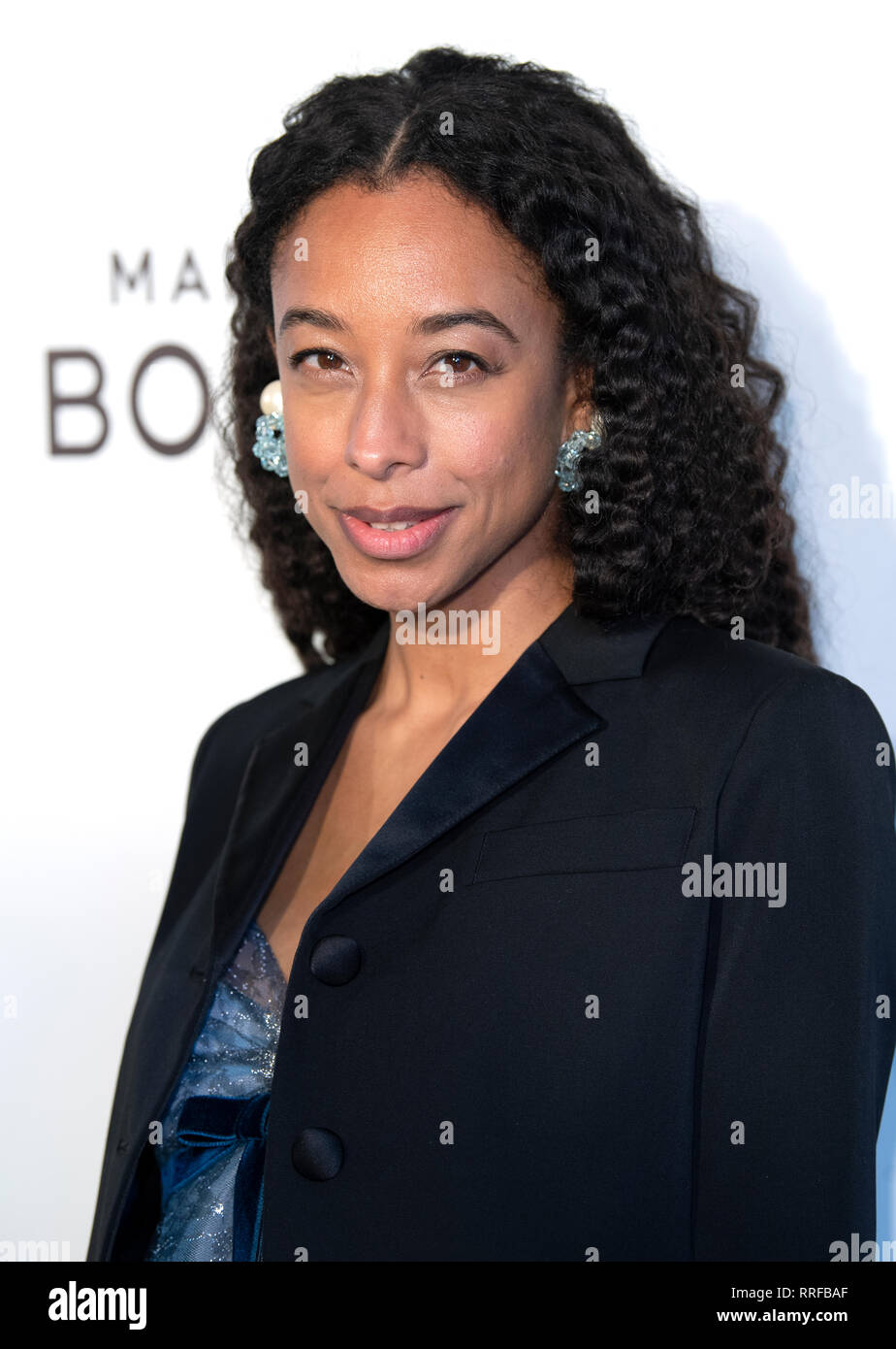 Corrine Bailey Rae attending the Elton John AIDS Foundation Viewing ...