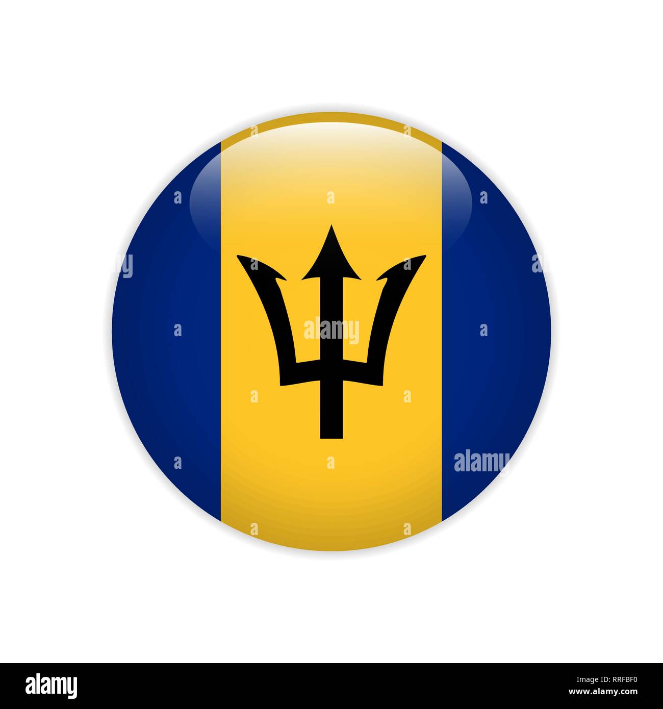 Flag on button Stock Vector Image & Art - Alamy