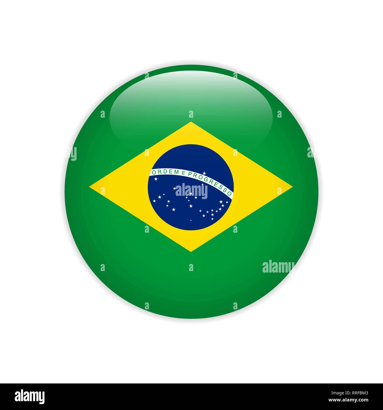 Flag on button Stock Vector Image & Art - Alamy