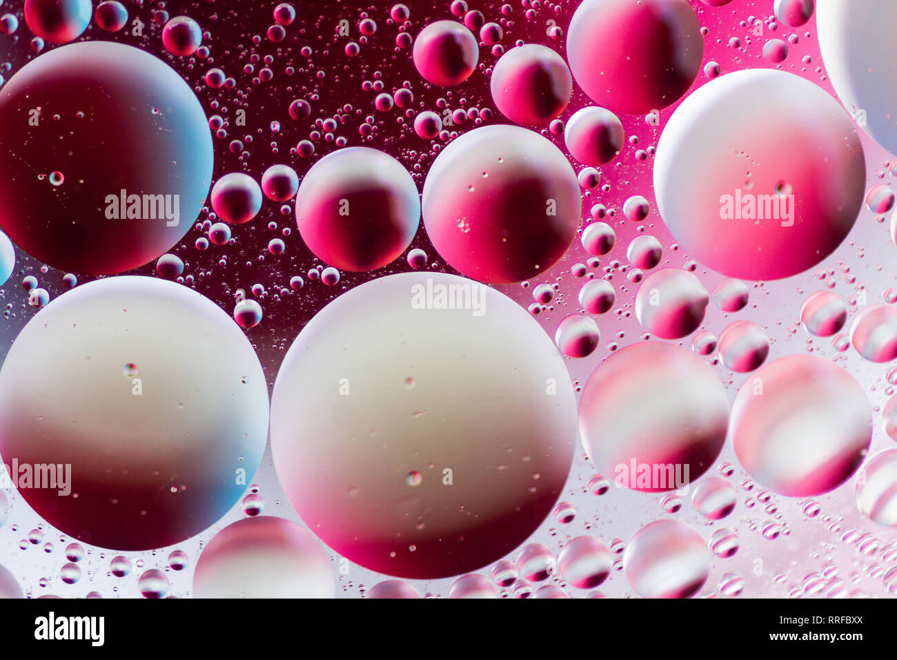 Pink Water Bubble Background