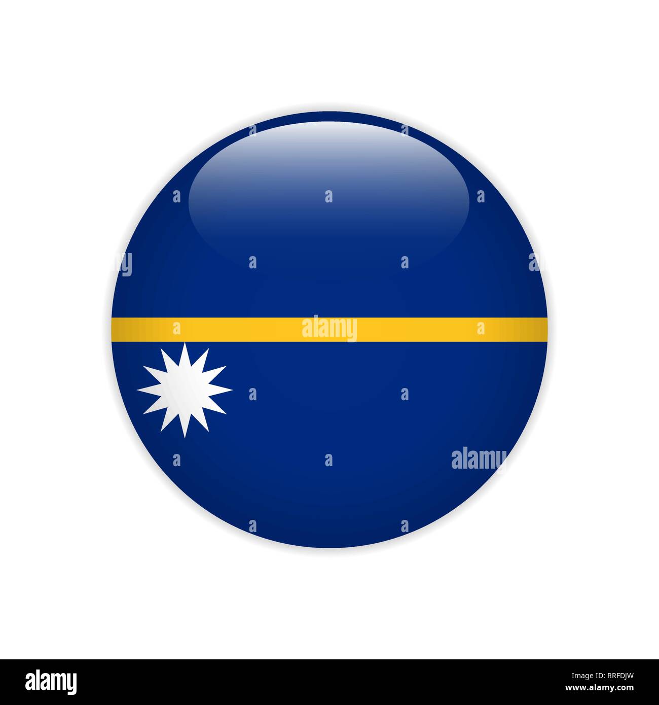 Flag on button Stock Vector Image & Art - Alamy