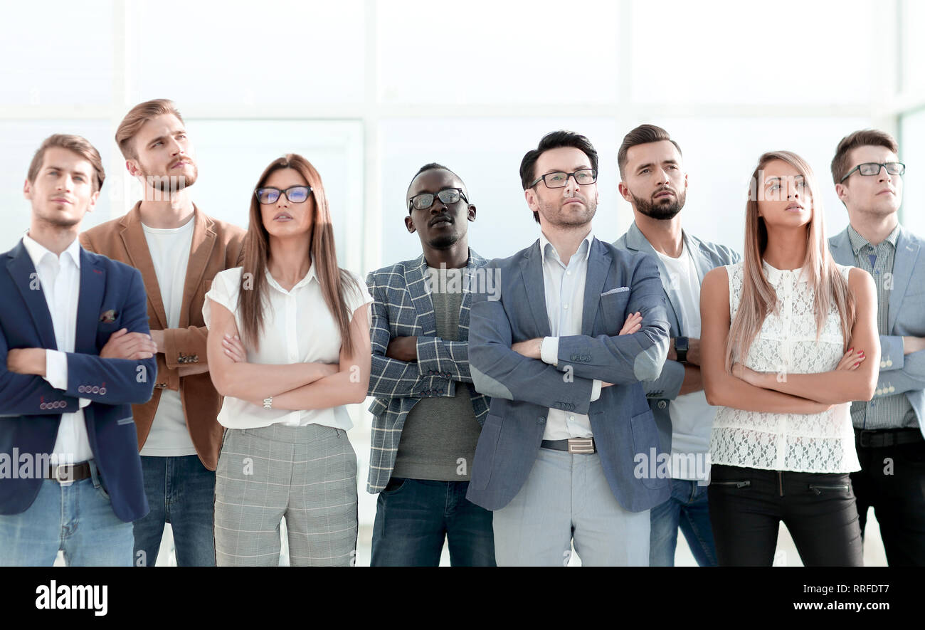group of serious young people Stock Photo - Alamy