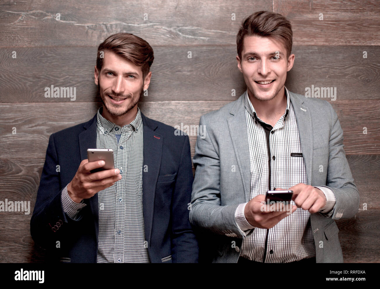 Young business guys in formal hi-res stock photography and images - Alamy