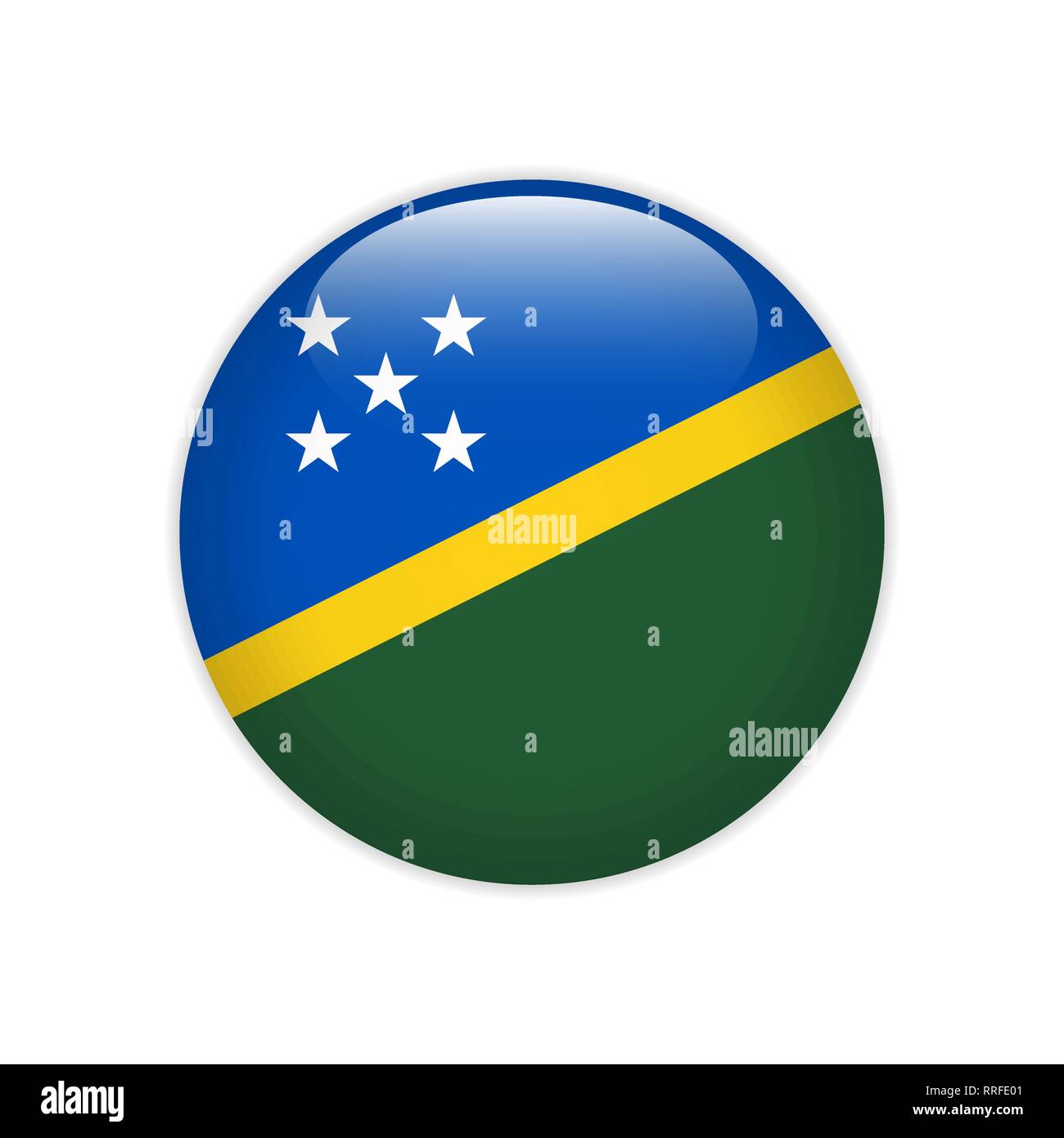 Flag on button Stock Vector Image & Art - Alamy