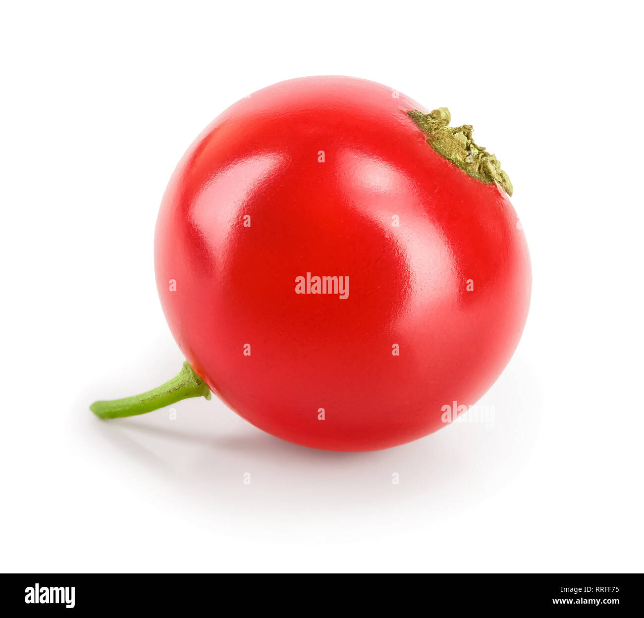 Red currant berry isolated on white background Stock Photo - Alamy