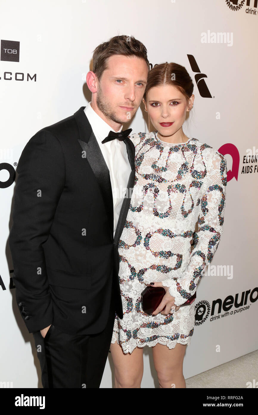 Los Angeles, Ca, USA. 24th Feb, 2019. Jamie Bell, Kate Mara at the ...