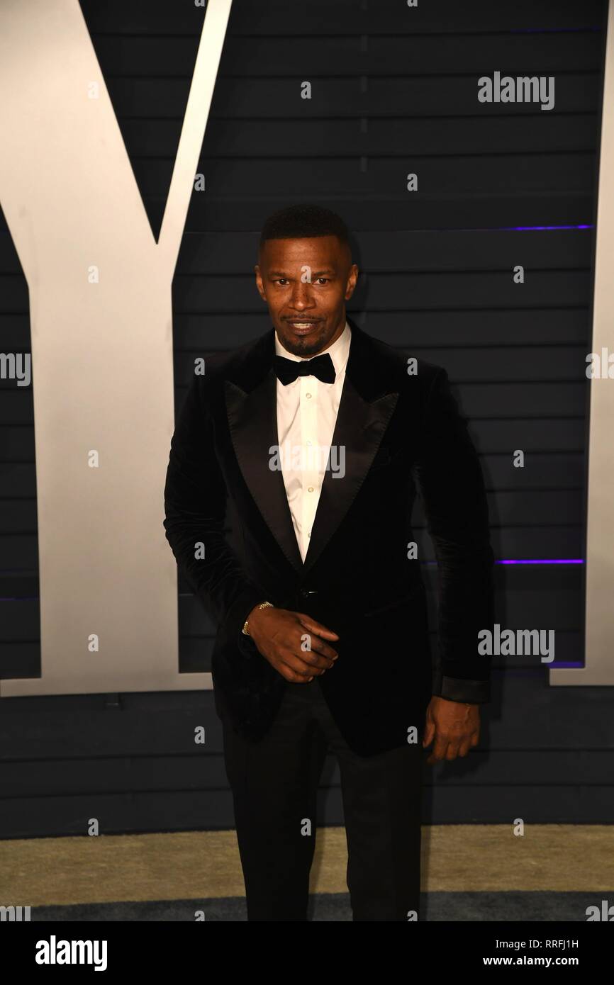 LOS ANGELES, CA - FEBRUARY 24: Jamie Foxx at the Vanity Fair Oscar ...