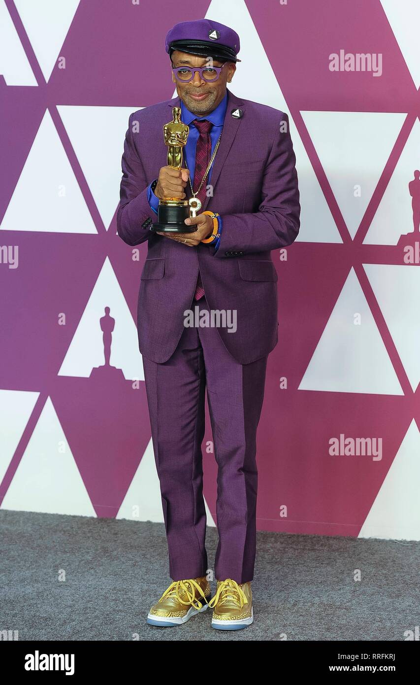 Hollywood, United States Of America. 24th Feb, 2019. Spike Lee poses in ...