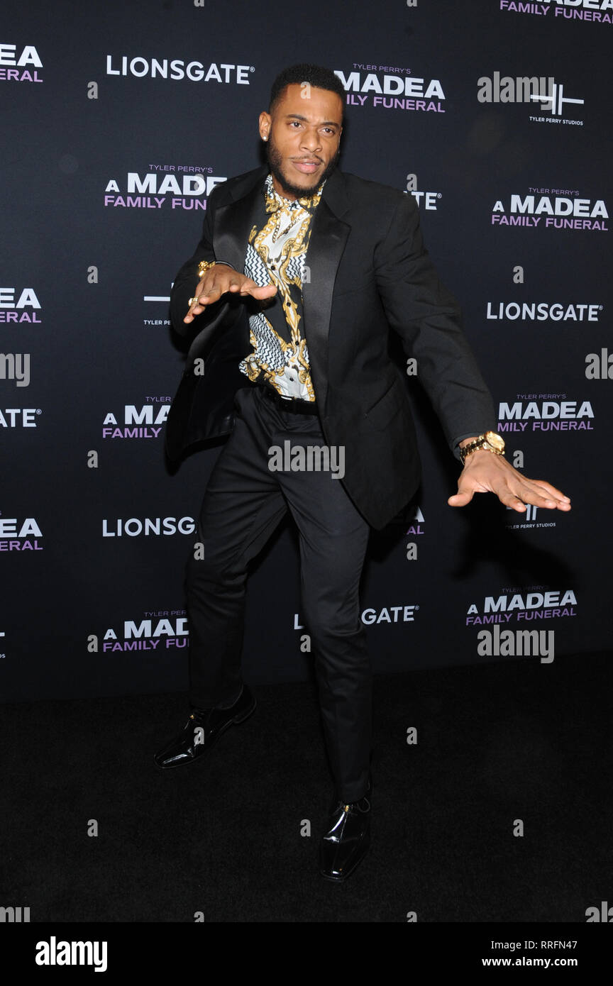 New York, NY, USA. 25th Feb, 2019. Courtney Burrell at the New York ...