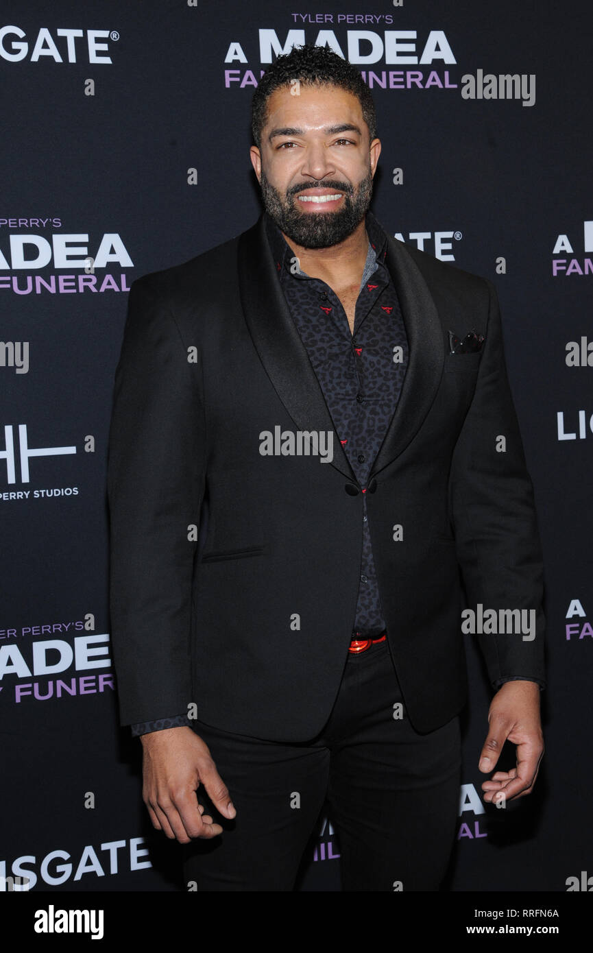 New York, NY, USA. 25th Feb, 2019. David Otunga at the New York ...