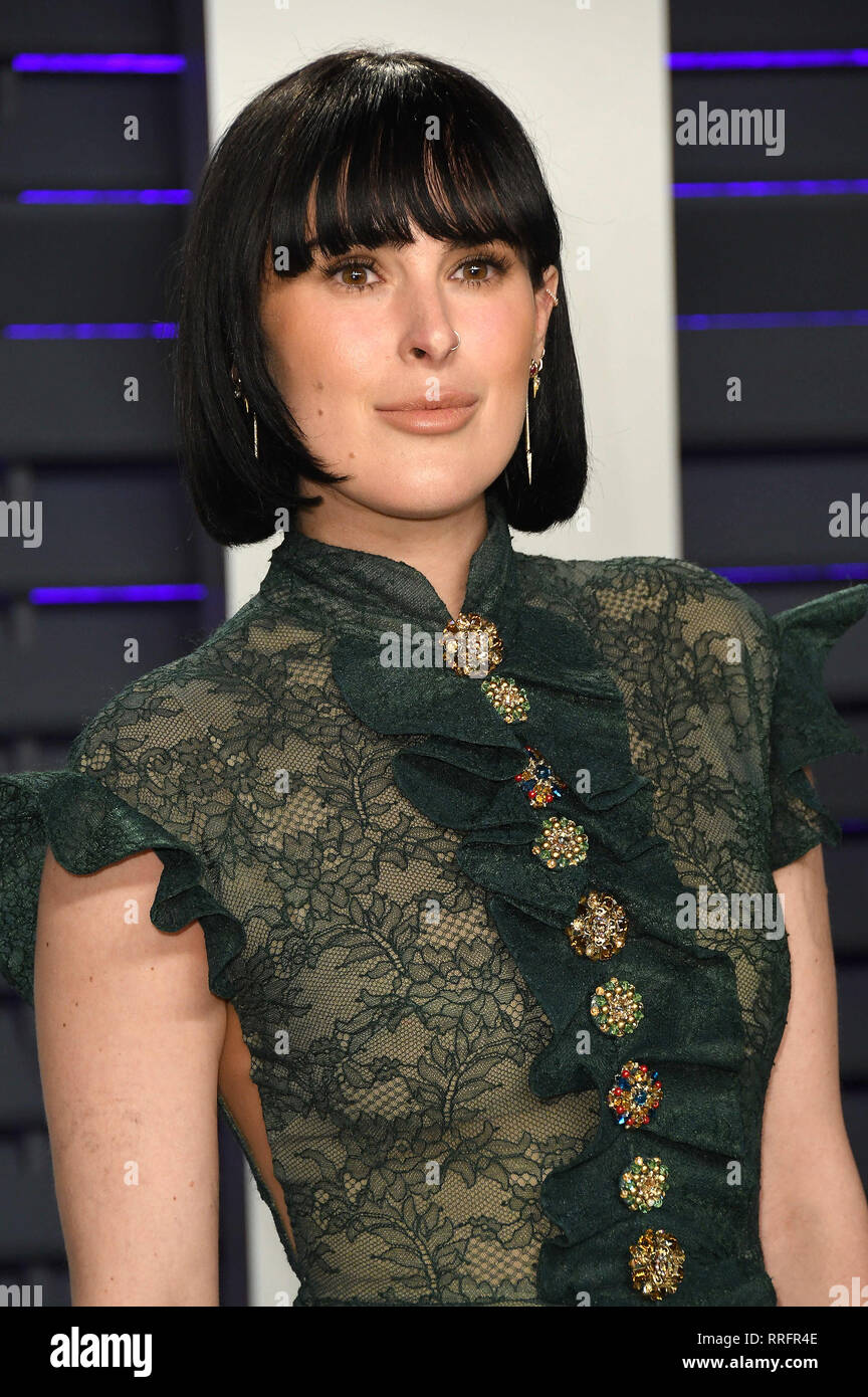 24 February 2019 - Los Angeles, California - Rumer Willis . 2019 Vanity ...