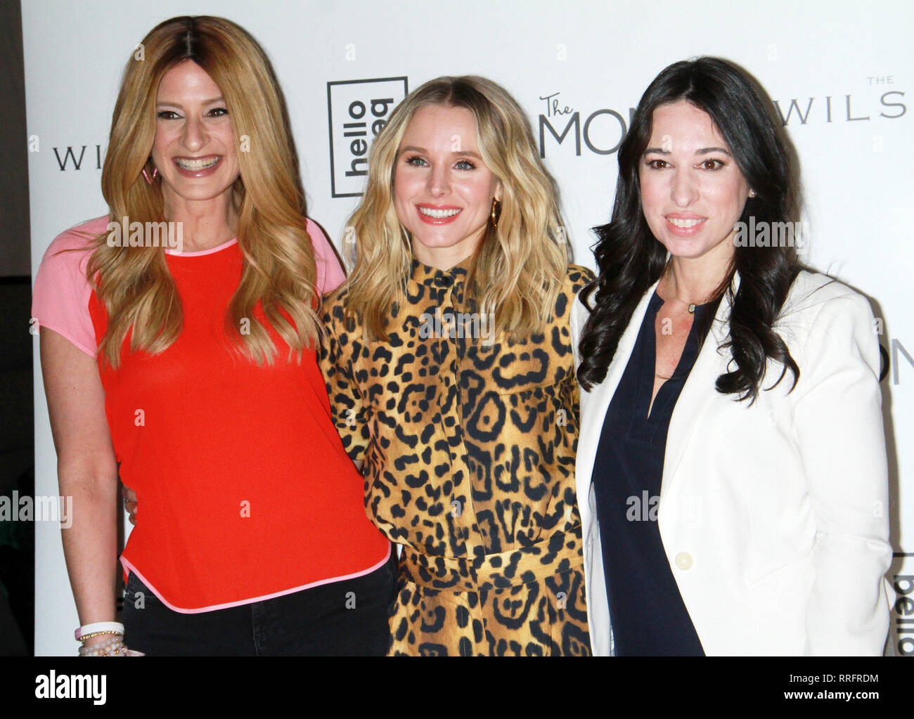New York, NY, USA. 25th Feb, 2019. Denise Albert, Kristen Bell and ...