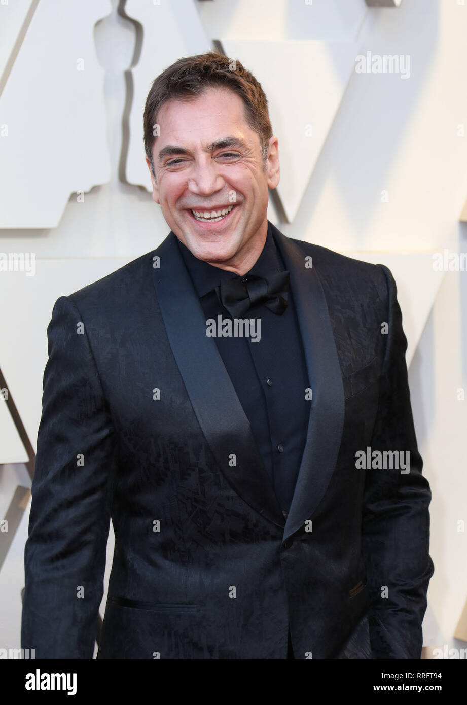 Hollywood, CALIFORNIA, USA. 24th Feb, 2019. Javier Barden arrives to ...