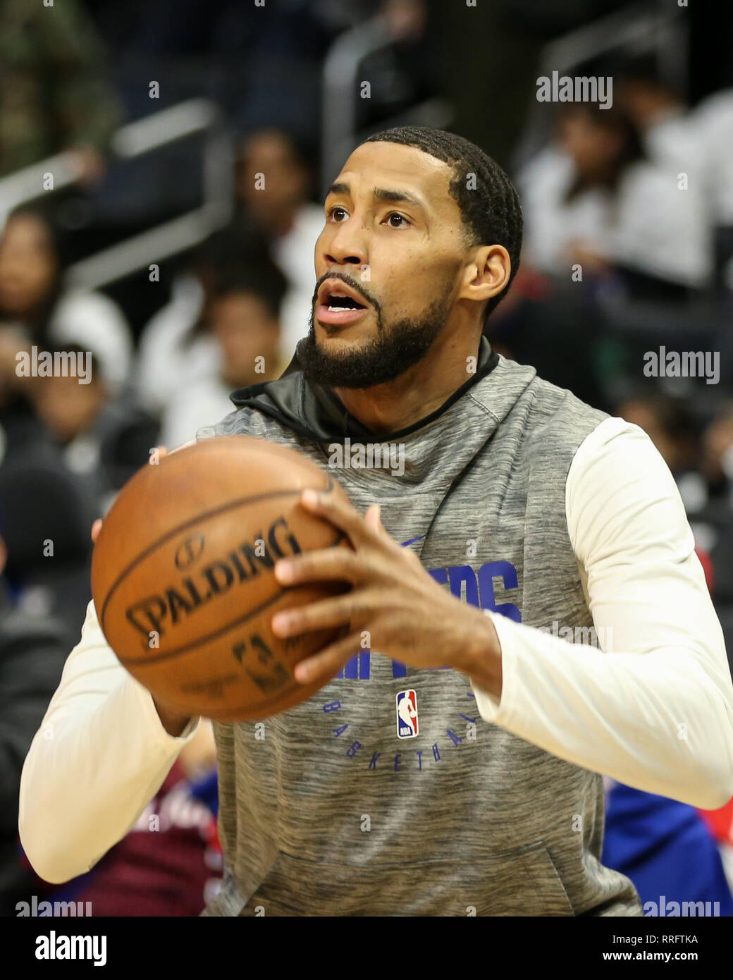 Los Angeles, CA, USA. 25th Feb, 2019. LA Clippers guard Garrett Temple ...