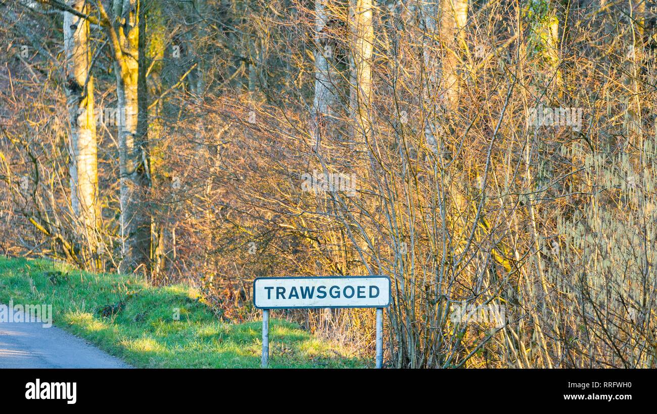 Trawsgoed, Ceredigion, Wales, UK 26th February 2019 UK weather: Another ...