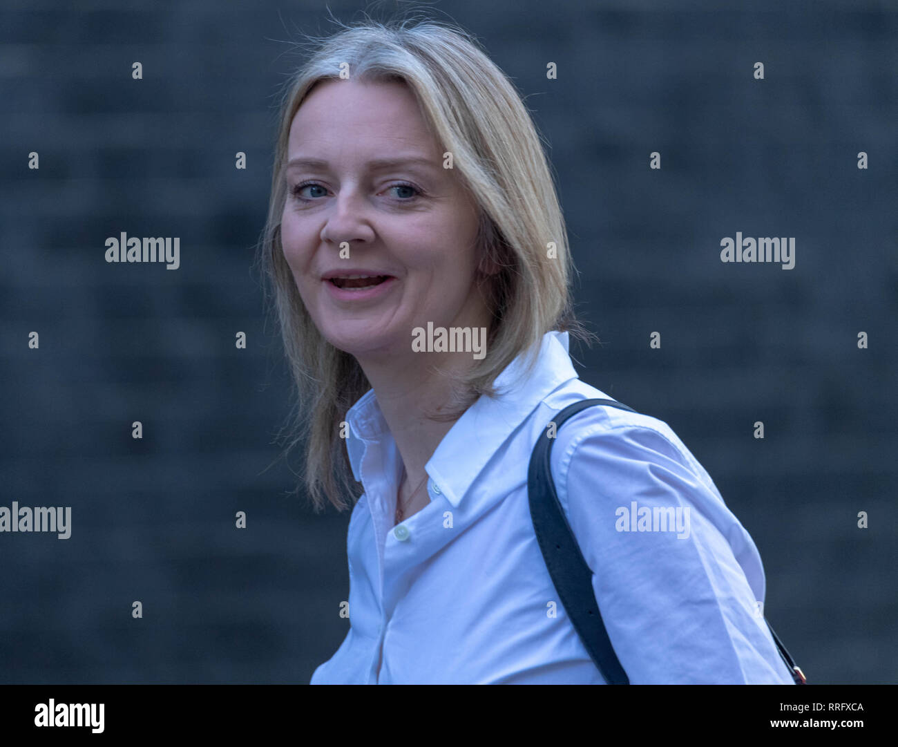 London, UK. 26th February 2019, Elizabeth Truss MP Chief Secretary to ...