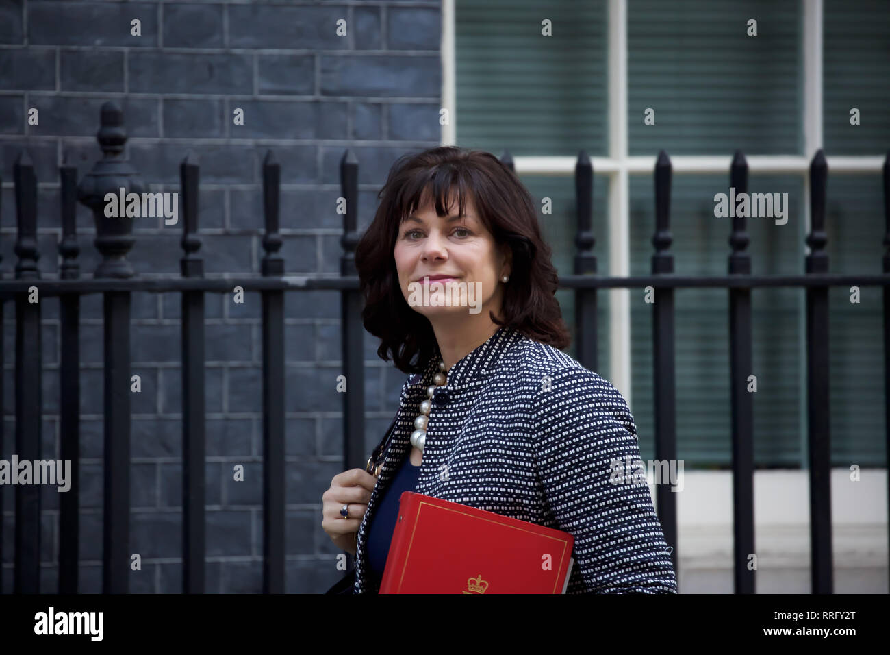 Clean growth claire perry arrives hi-res stock photography and images ...