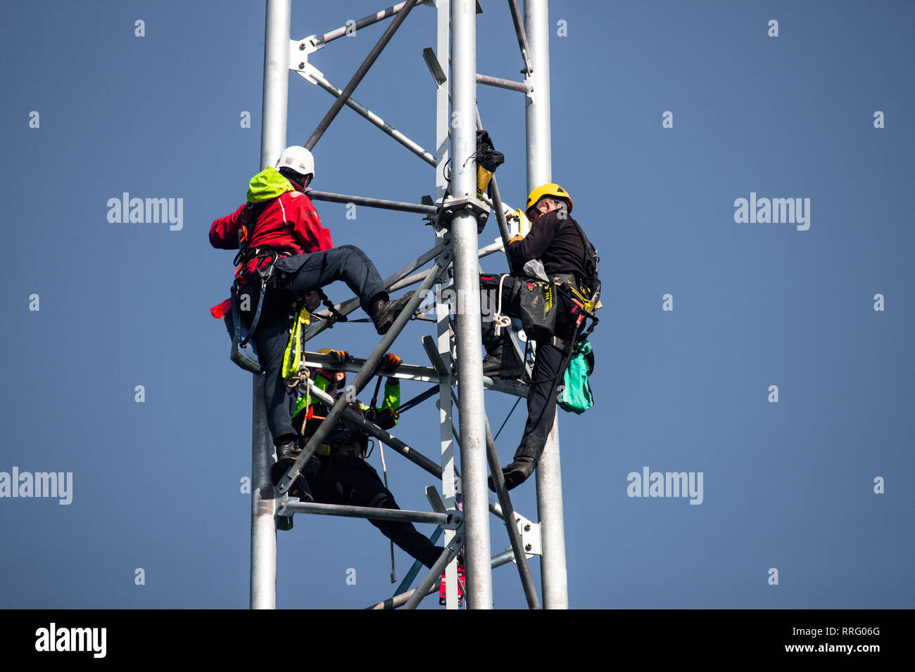 Goats Cross, Crosshaven, Cork, Ireland. 26th February, 2019. Telecom ...