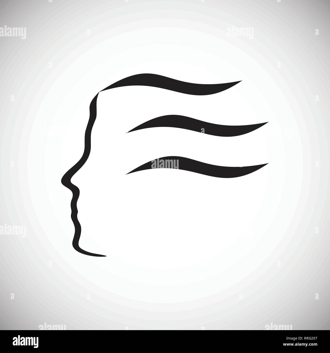Wind icon on white background for graphic and web design, Modern simple ...