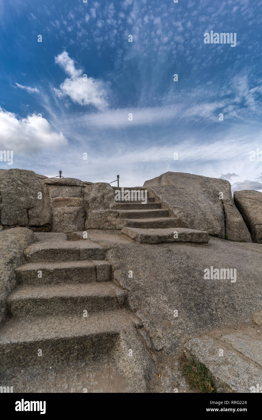 Celtic Vetton sacred space (Nemeton) Altar of sacrifices sculpted in ...